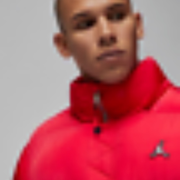 Nike | Jackets & Coats | Nike Air Jordan Puffer Jacket Red Black Full ...